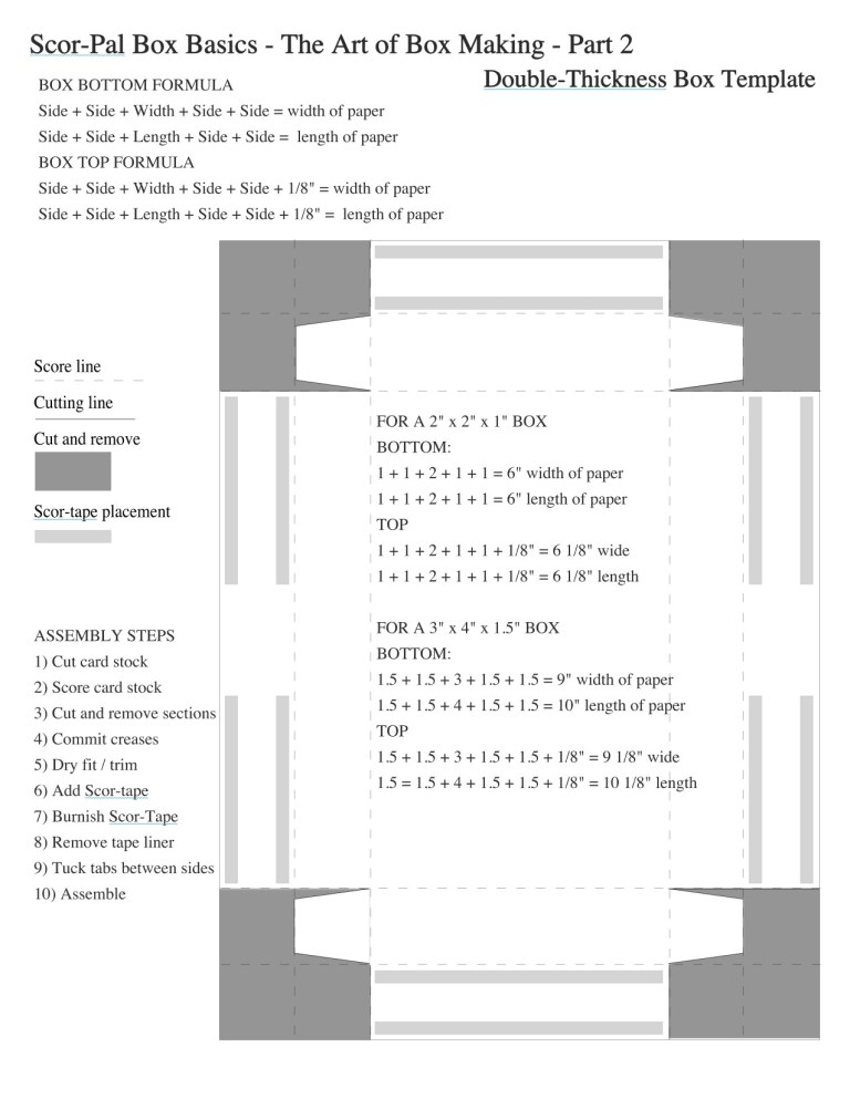 Scor-Pal Project • The Art of Box Making • Part 2 – CardCut-ups
