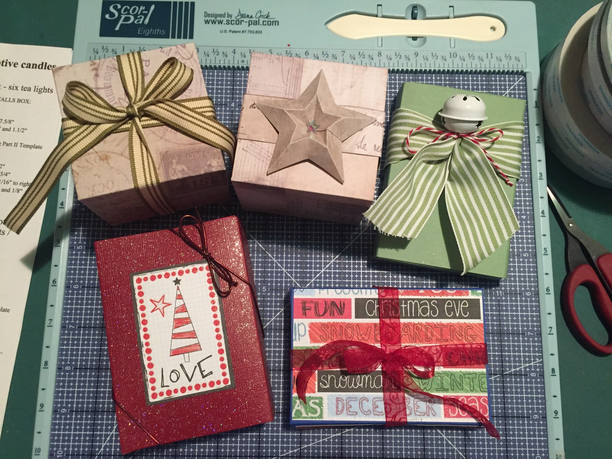 Scor-Pal Project • Hostess Gift Boxes • Votives and Tea lights ...