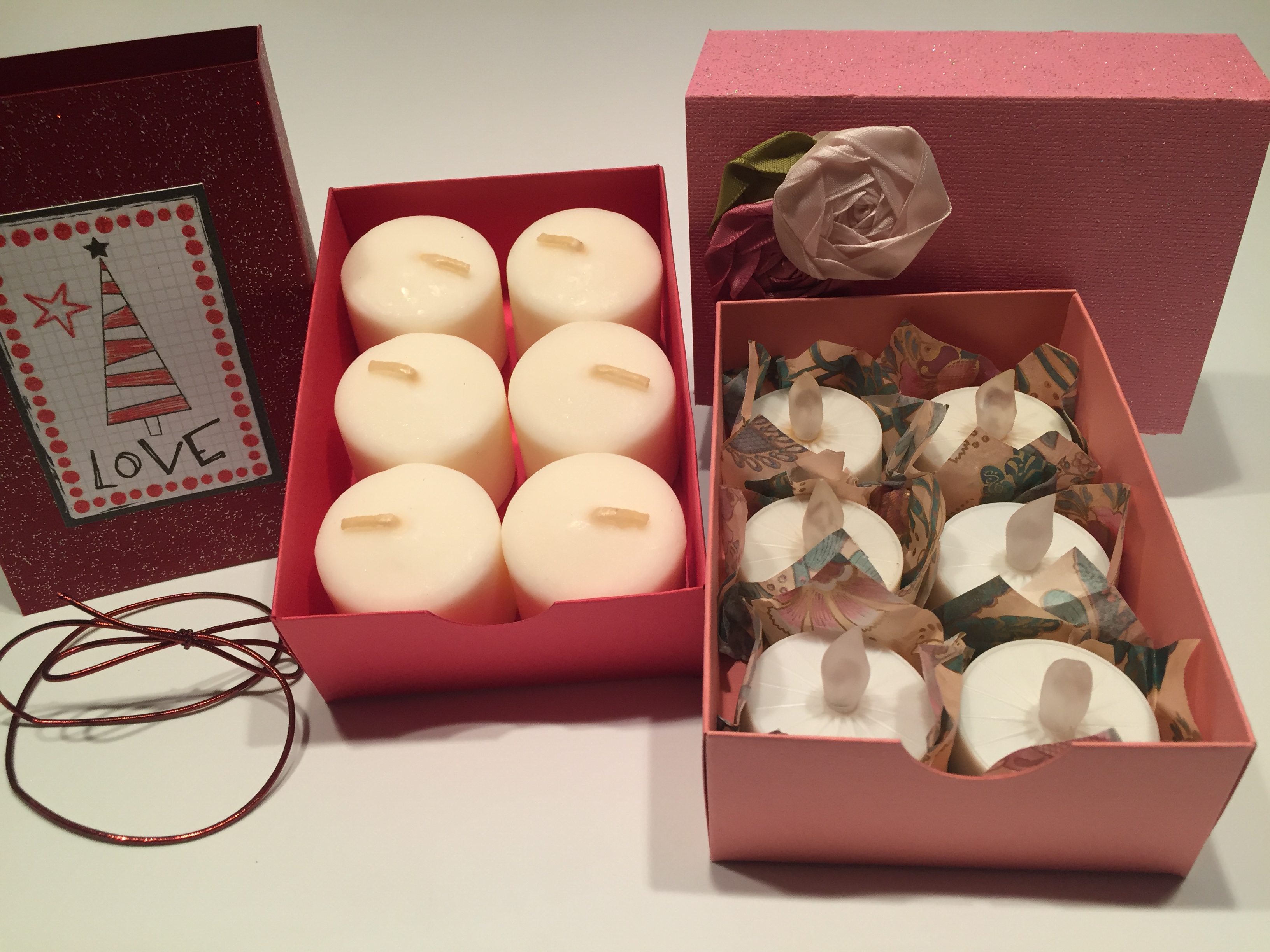Scor-Pal Project • Hostess Gift Boxes • Votives and Tea lights ...