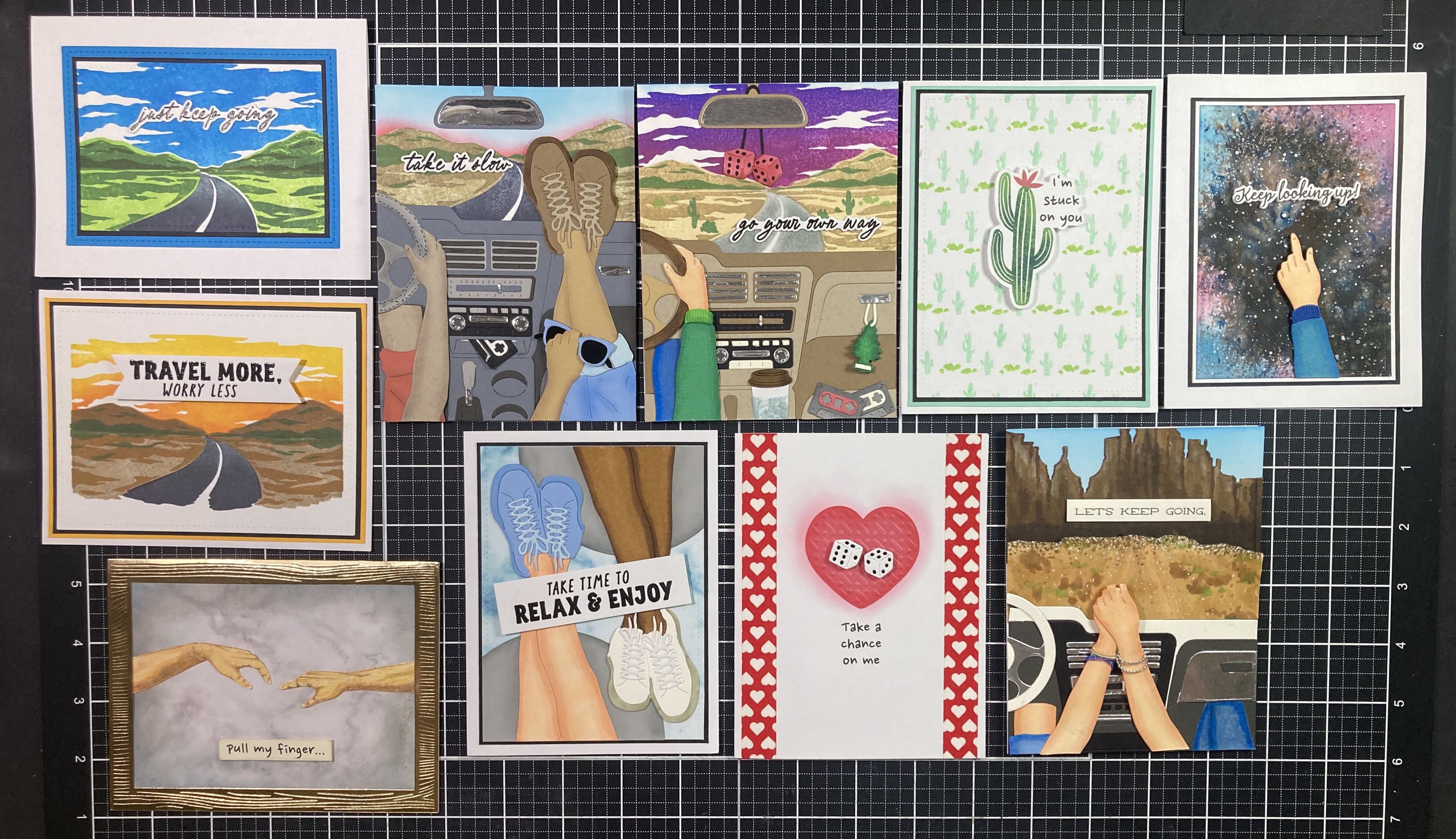 10 Cards from 1 Kit • Hero Studio • Card Kit of the Month • July 2025 ...