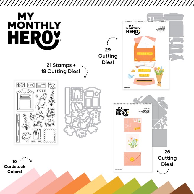 My Monthly Hero Returns! • 10 Cards 1 Kit • My Monthly Hero (and Super ...
