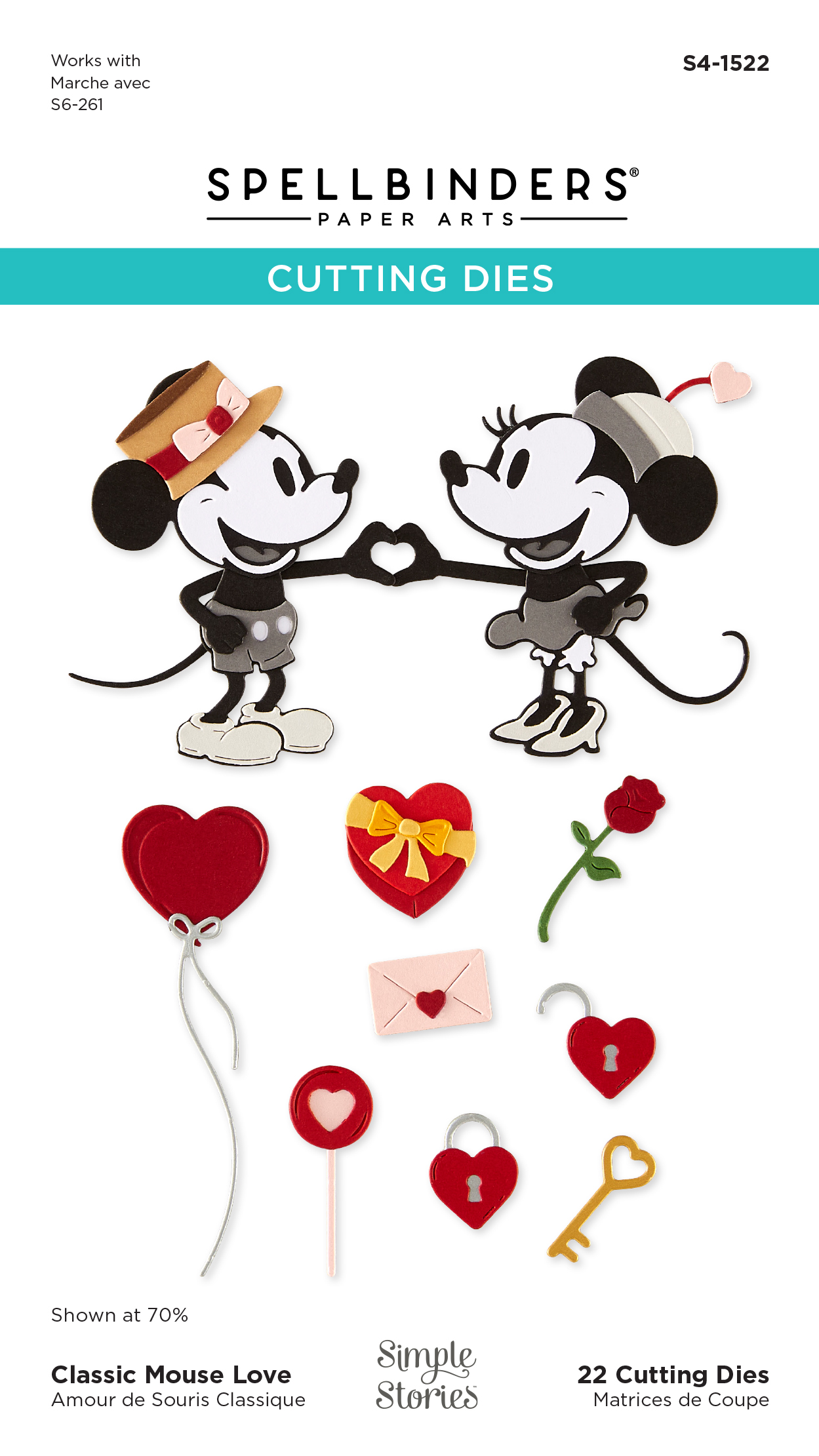 Spellbinders “Classic Mouse Love” and “Classic Mouse Happy Sentiments ...